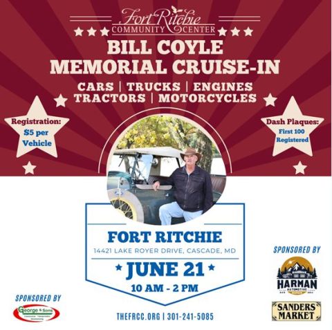 Bill Coyle Memorial Cruise In at Fort Ritchie | Fort Richie Community ...